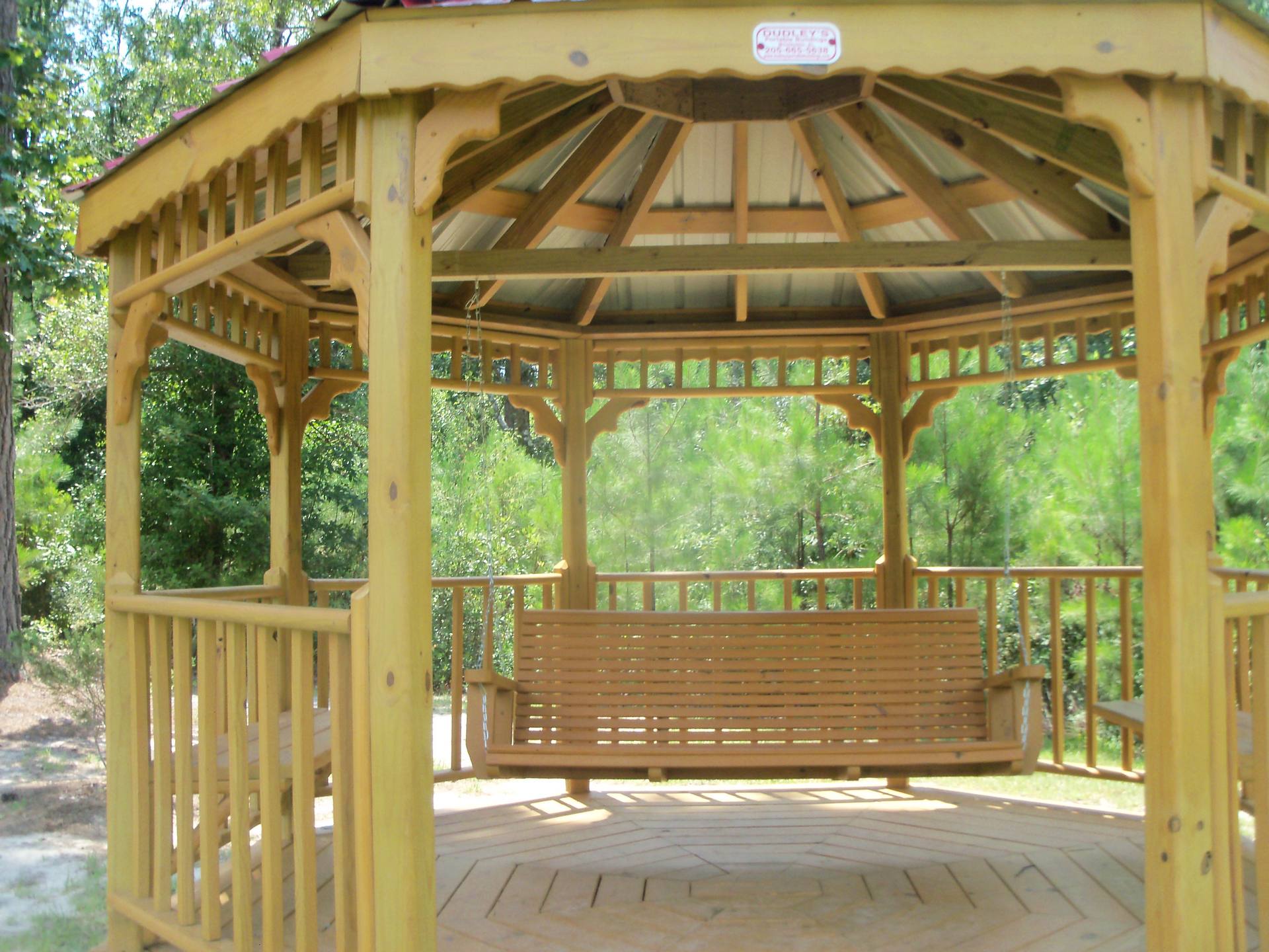 Gazebos & Glider Houses | Dudley's Portable Buildings