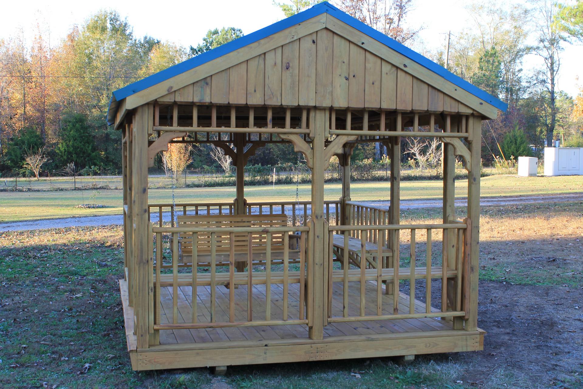 Gazebos & Glider Houses | Dudley's Portable Buildings